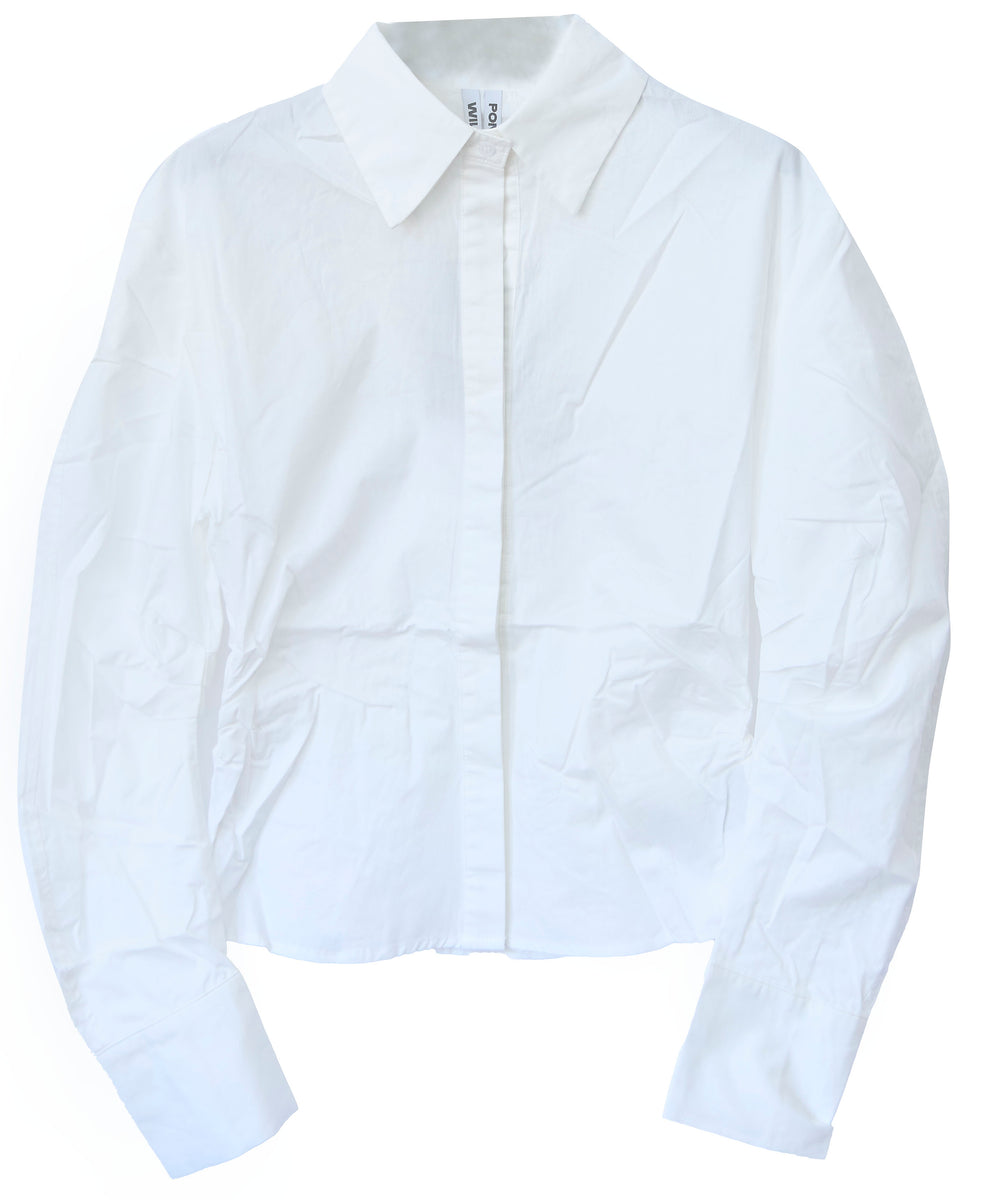 GATHERED BUTTON DOWN – ENAZ
