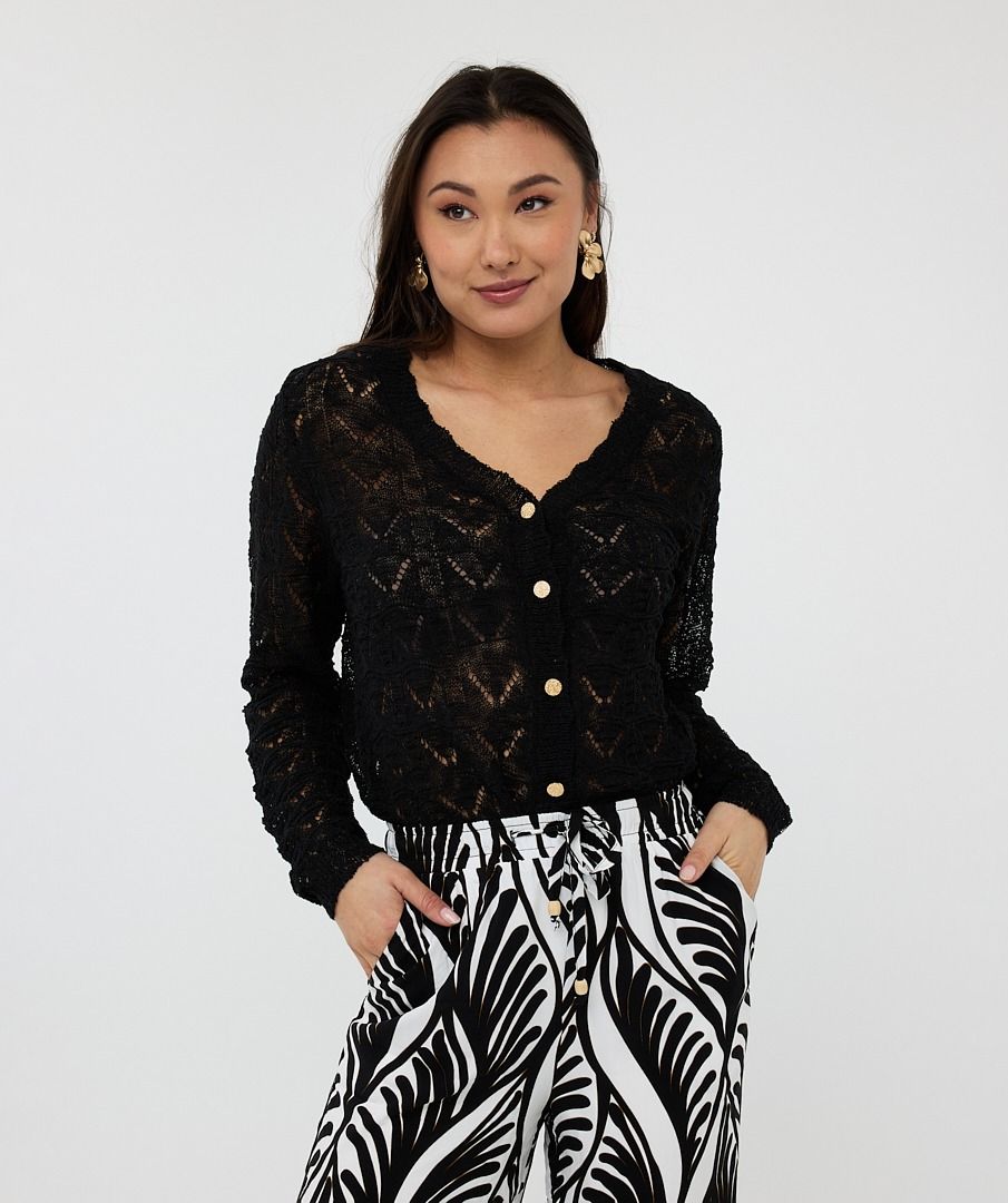 FANCY KNIT CARDIGAN – ENAZ